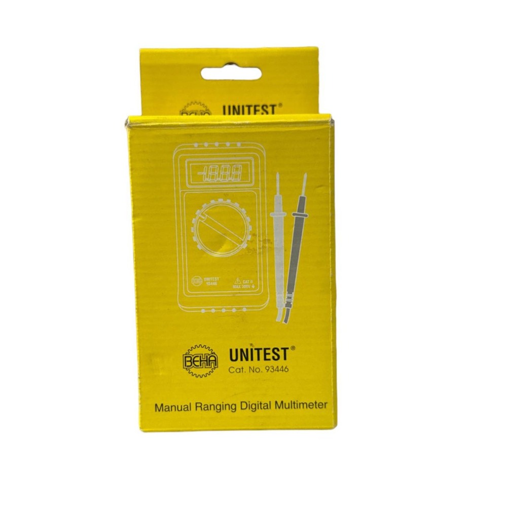 Pre-owned Unitest Manual Ranging Digital Multimeter 93446 - Own4Less